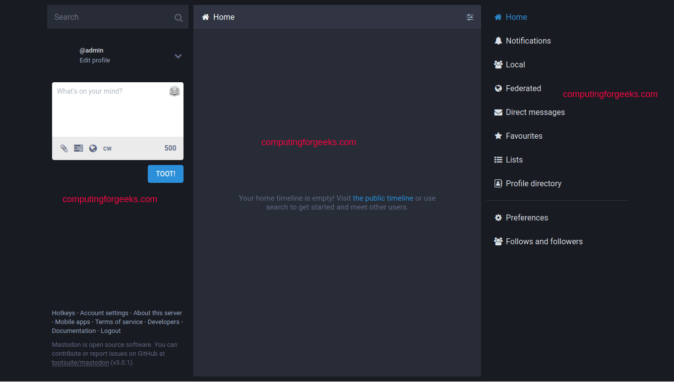 How To Install Mastodon on Ubuntu with Let's Encrypt SSL | ComputingForGeeks