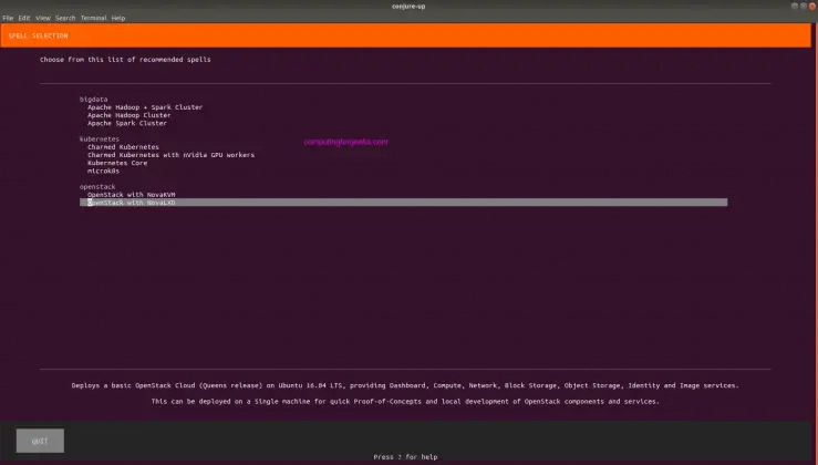 Setup Single Node OpenStack on Ubuntu 18.04 with conjure-up ...