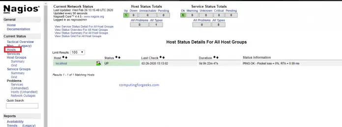 Install and Configure Nagios 4 on Debian 11 / Debian 10 | ComputingForGeeks