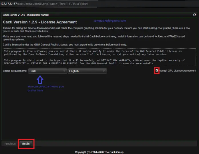 Install Cacti Monitoring Server On Debian 11 Debian 10 Computingforgeeks