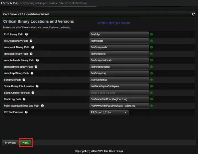 Install Cacti Monitoring Server On Debian 11 Debian 10 Computingforgeeks