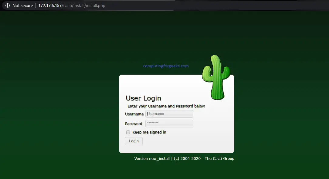 Install Cacti Monitoring Server On Debian 11 Debian 10 Computingforgeeks