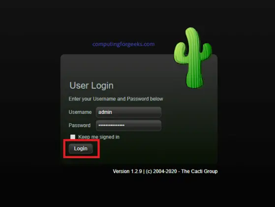 Install Cacti Monitoring Server On Debian 11 Debian 10 Computingforgeeks