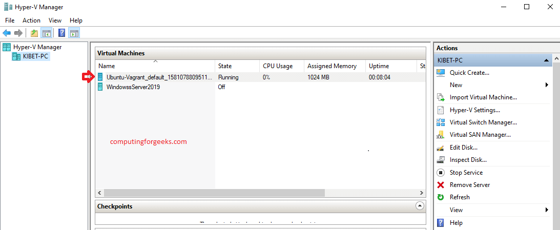 Enable Hyper-V and Install Vagrant on Windows 11/10 | ComputingForGeeks