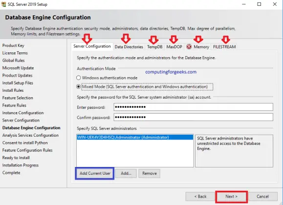 Install Sql Server 2019 Developer Edition On Windows Server 2019 Computingforgeeks