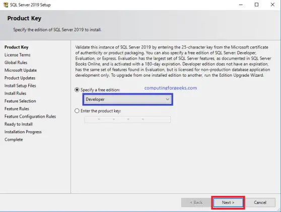 Install SQL Server 2019 Developer Edition on Windows Server 2019 ...