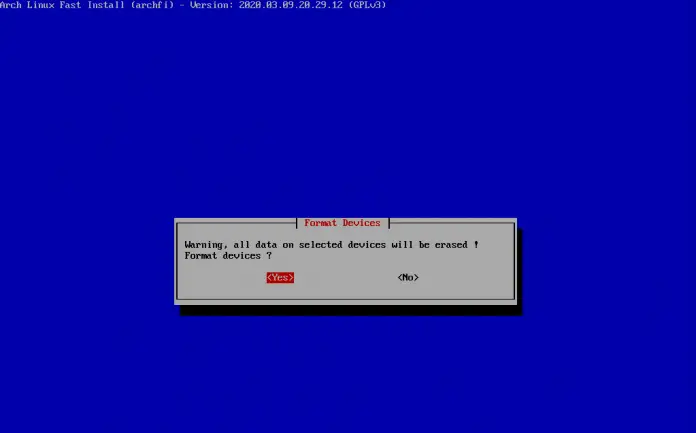 Arch Linux Easy and Fast Installation With Archfi | ComputingForGeeks