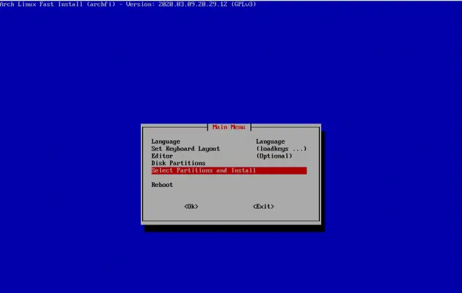 Arch Linux Easy and Fast Installation With Archfi | ComputingForGeeks