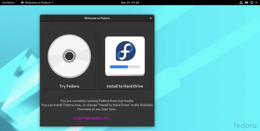 How To Install Fedora 35 – Step by Step With Screenshots ...