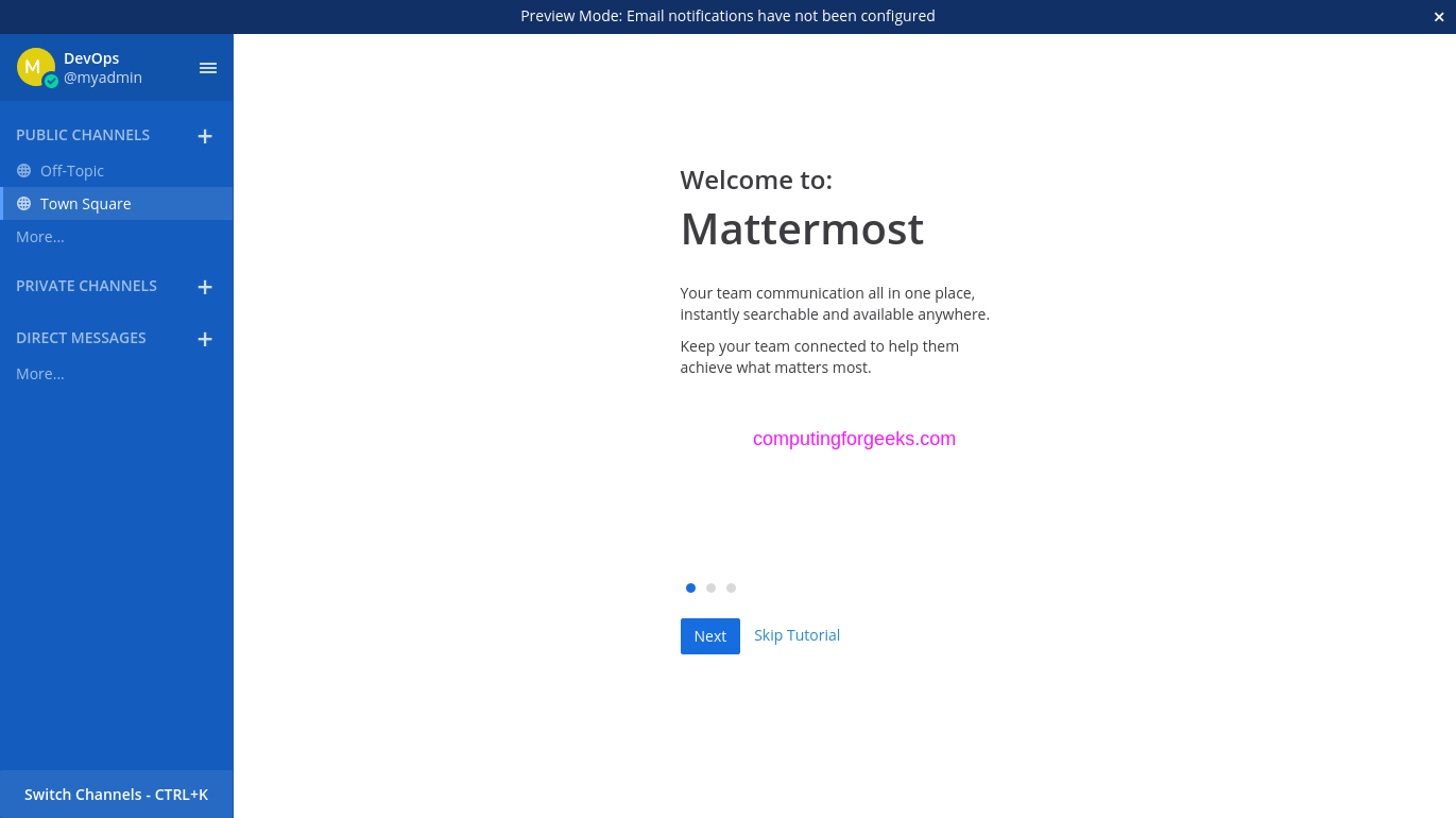 Install Mattermost Server on CentOS 8|RHEL 8 | ComputingForGeeks