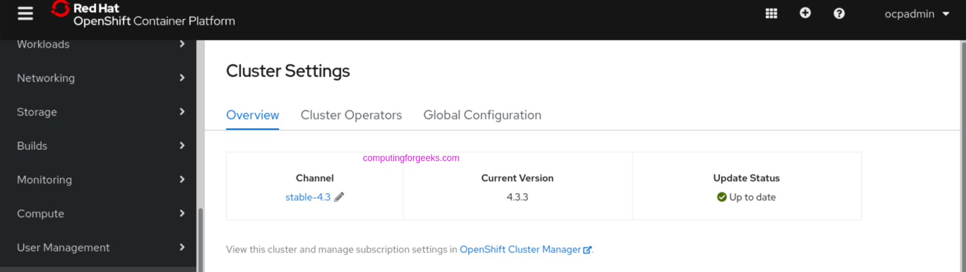 Prevent Users from Creating Projects in OpenShift / OKD Cluster | ComputingForGeeks