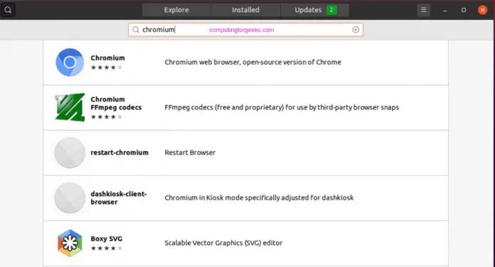 Install Chromium Browser on Ubuntu 22.04/20.04 | ComputingForGeeks