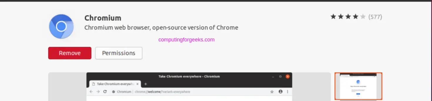 Install Chromium Browser On Ubuntu 22042004 Computingforgeeks