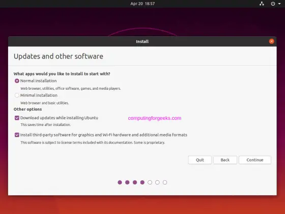 Install Ubuntu 20.04 Desktop - Full Steps With Screenshots ...