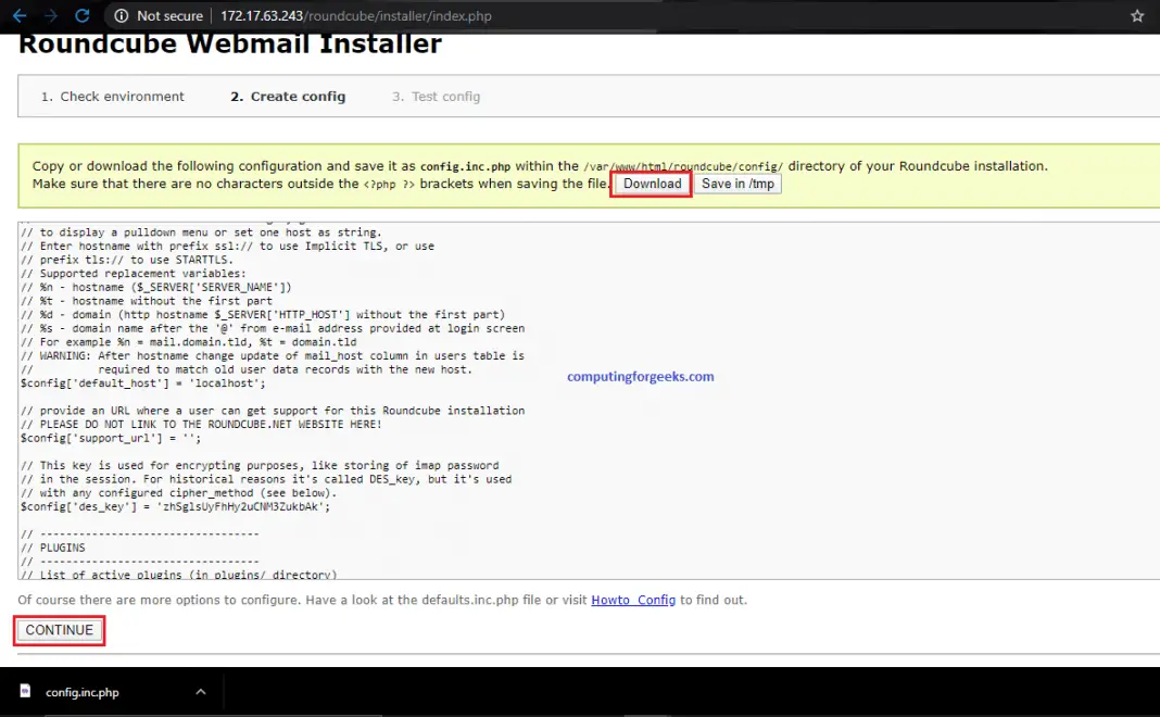 Setup Mail Server On Centos 8 With Postfix Dovecot Mysql And Roundcube Computingforgeeks