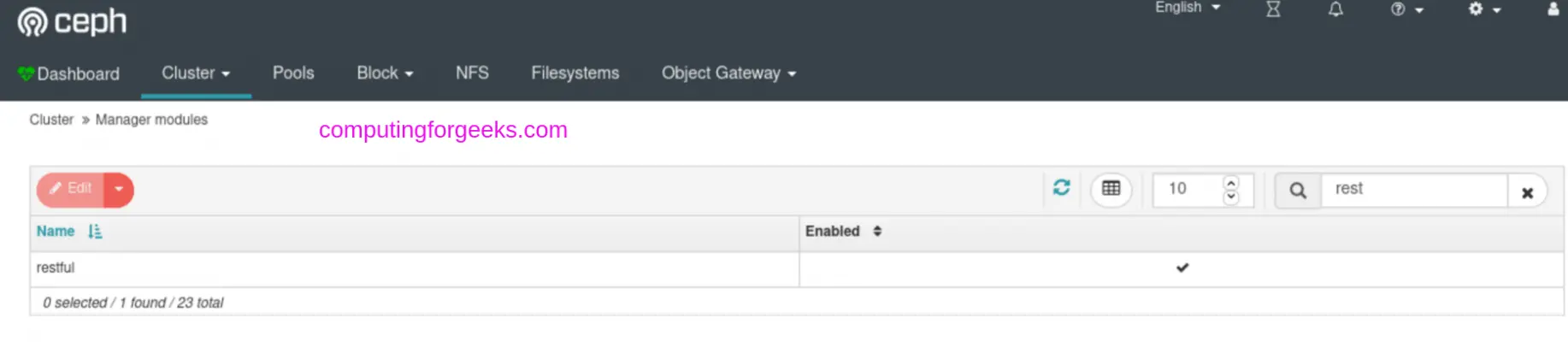 Enable and Configure REST API Access in Ceph Object Storage ... Enable and Configure REST API Access in Ceph Object Storage ...