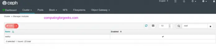 Enable and Configure REST API Access in Ceph Object Storage | ComputingForGeeks