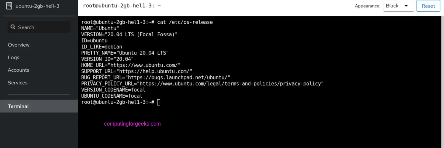 Install Cockpit Web Console on Ubuntu 22.04|20.04|18.04 | ComputingForGeeks