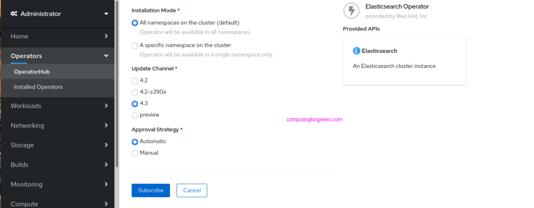 How To Install Istio Service Mesh on OpenShift 4.x | ComputingForGeeks
