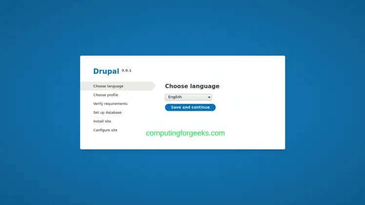 Install and Configure Drupal 9 on CentOS 7 | ComputingForGeeks