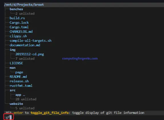 Broot Easy Way To See And Navigate Directory Trees In Linux Computingforgeeks
