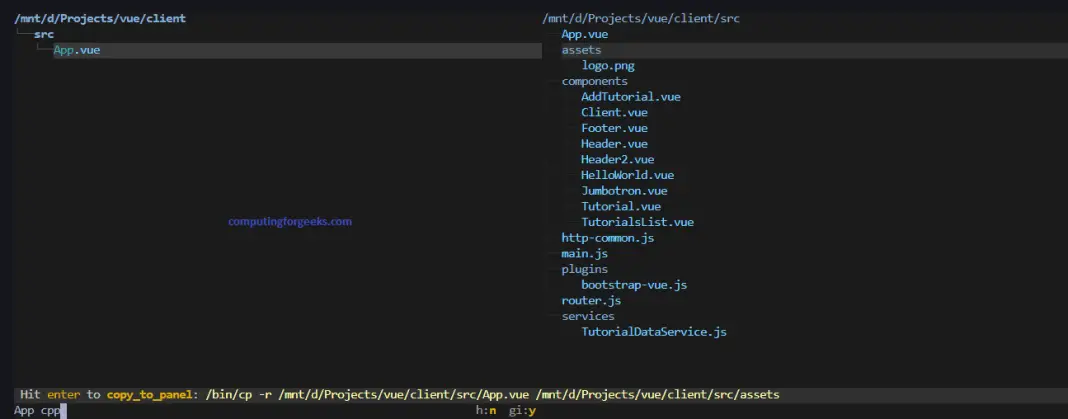broot - Easy way to see and navigate directory trees in Linux | ComputingForGeeks