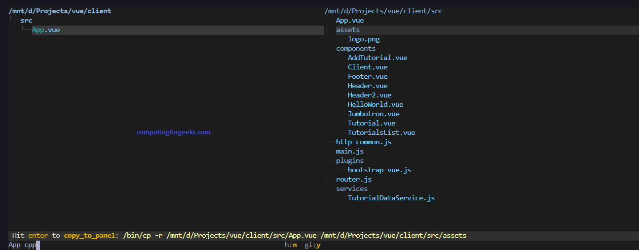 broot - Easy way to see and navigate directory trees in Linux | ComputingForGeeks