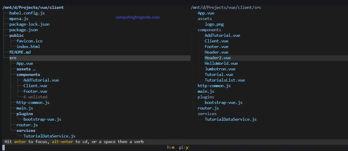 Broot Easy Way To See And Navigate Directory Trees In Linux Computingforgeeks