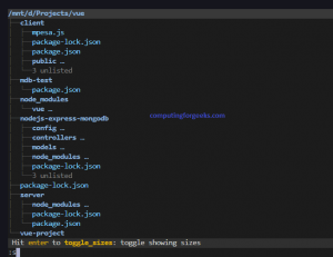 broot - Easy way to see and navigate directory trees in Linux | ComputingForGeeks