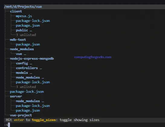 broot - Easy way to see and navigate directory trees in Linux | ComputingForGeeks