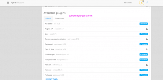 How To Install Ajenti Control Panel on Ubuntu [Guide]