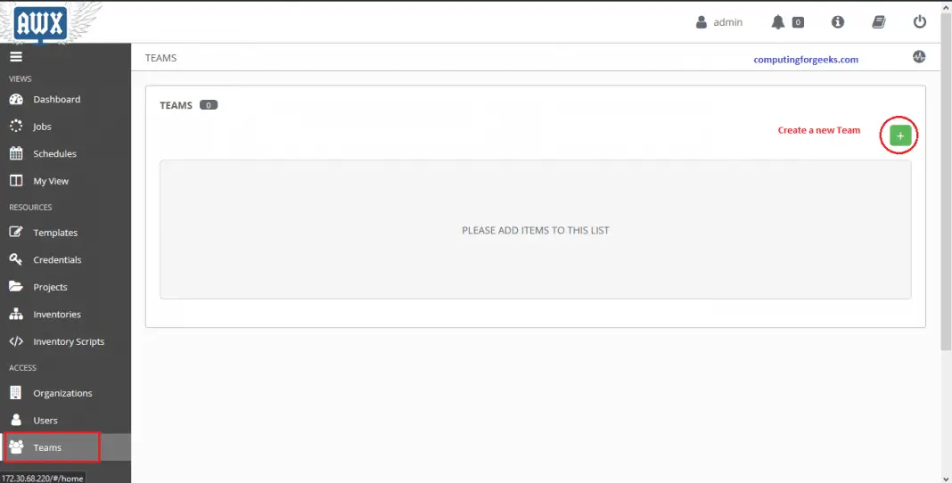 Install Ansible AWX on CentOS 8 / Rocky Linux 8 | ComputingForGeeks