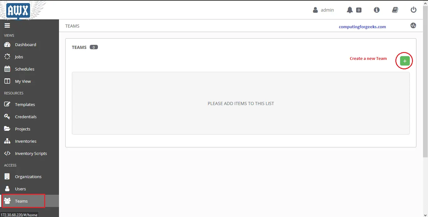 Install Ansible AWX on CentOS 8 / Rocky Linux 8 | ComputingForGeeks