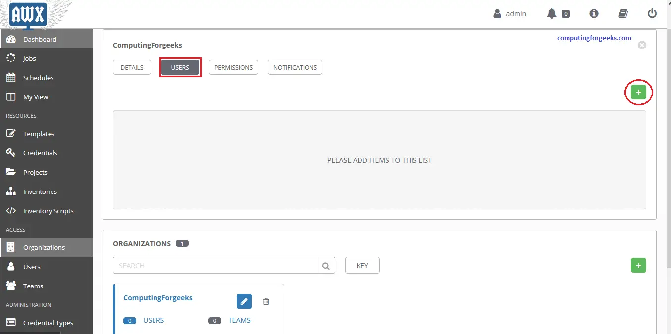 Install Ansible Awx On Centos 8 Rocky Linux 8 Computingforgeeks