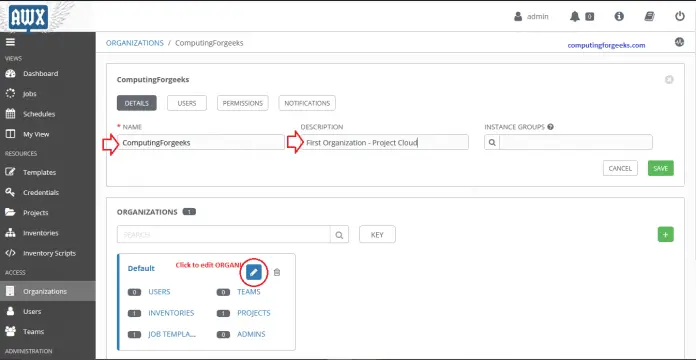 Install Ansible AWX on CentOS 8 / Rocky Linux 8 | ComputingForGeeks