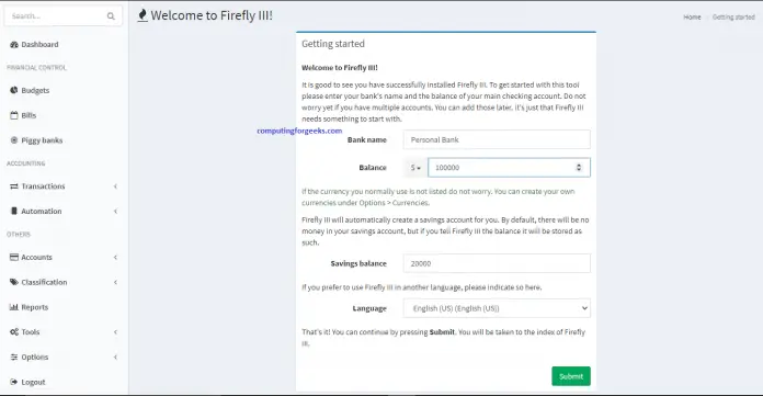 Setup Firefly III Personal Finance Manager on Ubuntu 20.04 | 18.04 ...