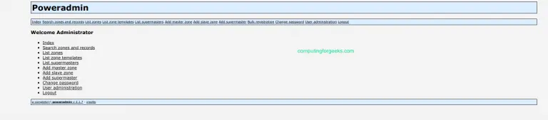 Install PowerDNS on CentOS 8 with MariaDB & PowerDNS-Admin | ComputingForGeeks