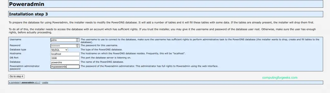 Install PowerDNS on CentOS 8 with MariaDB & PowerDNS-Admin | ComputingForGeeks