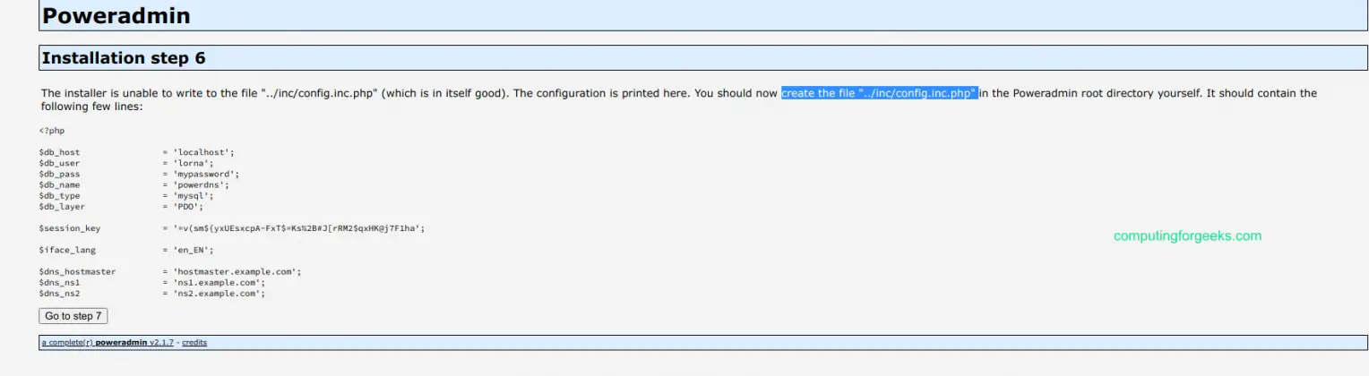 Install PowerDNS on CentOS 8 with MariaDB & PowerDNS-Admin | ComputingForGeeks