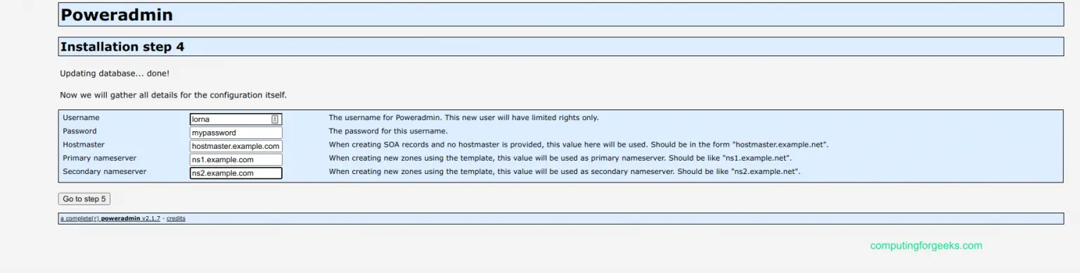 Install PowerDNS on CentOS 8 with MariaDB & PowerDNS-Admin | ComputingForGeeks