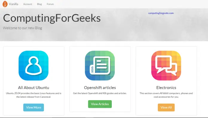 Install And Configure October Cms On Centos Stream 8 Computingforgeeks