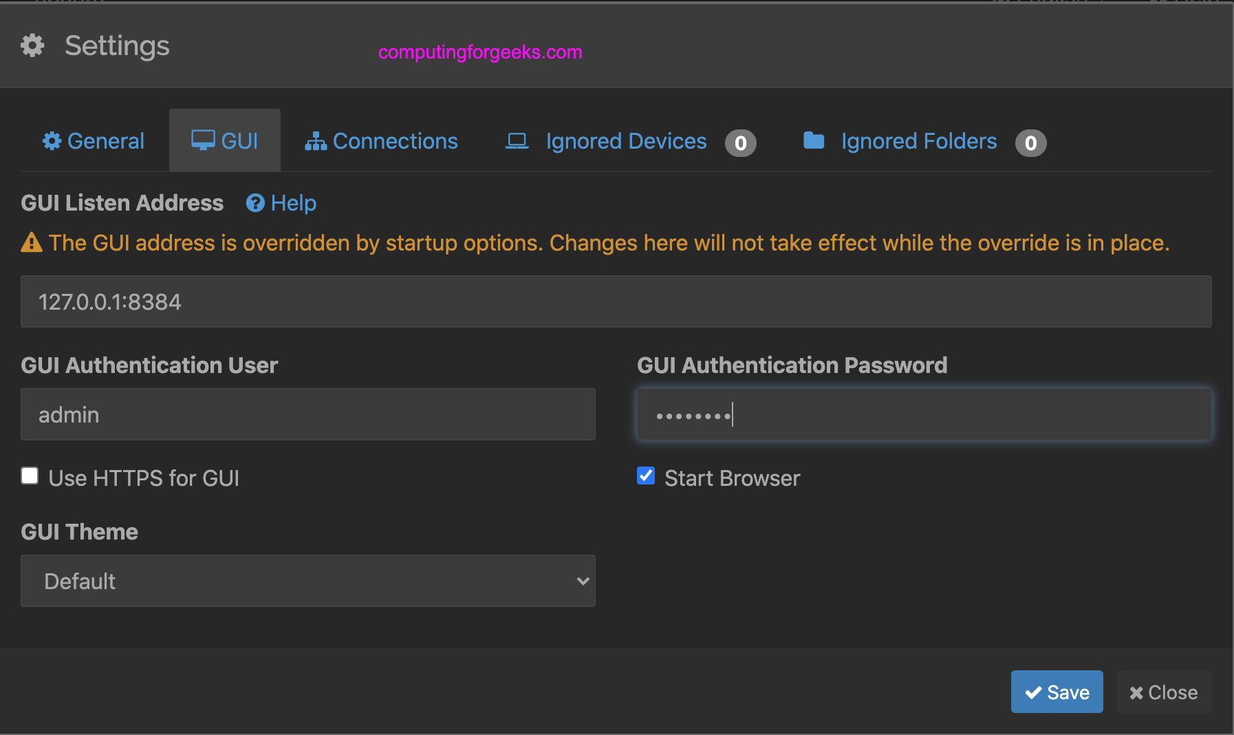 Install and Use Syncthing on Ubuntu 22.04|20.04|18.04 | ComputingForGeeks