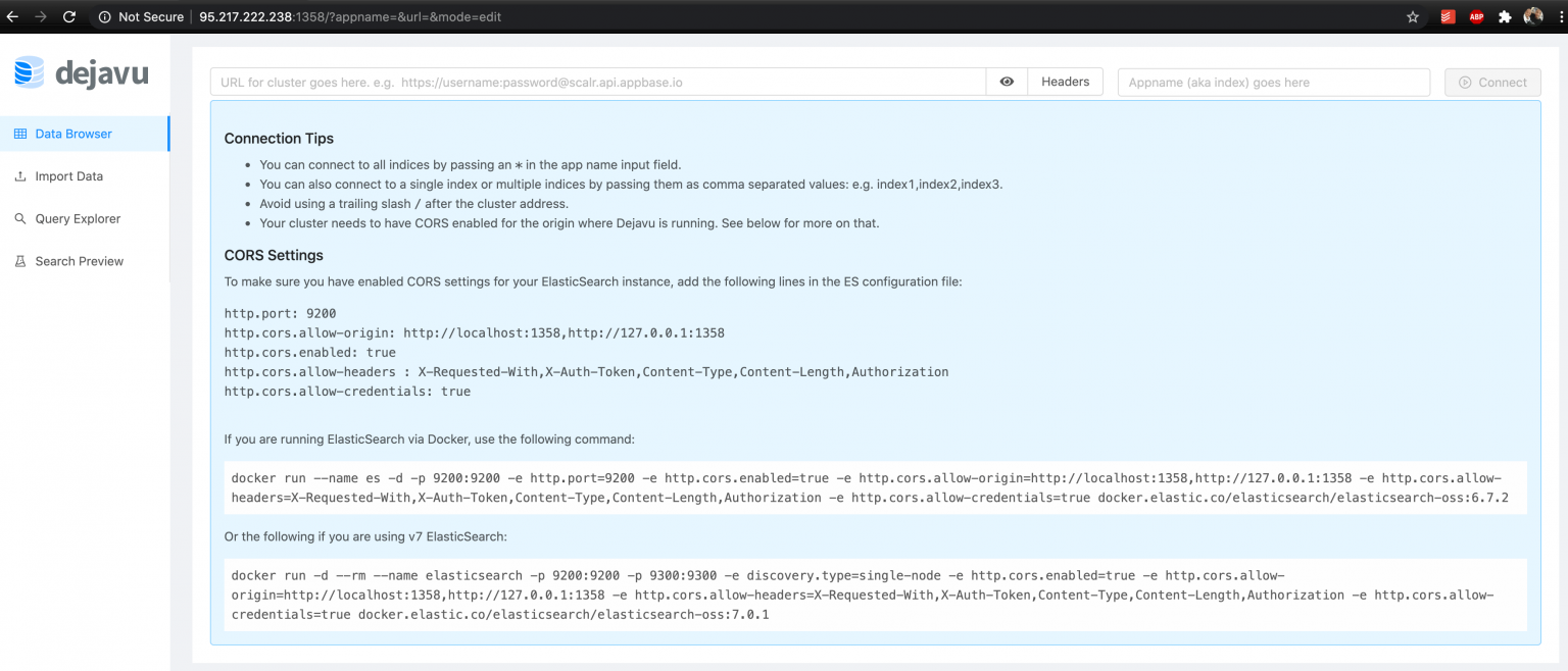 Install and Use dejavu - Web UI for Elasticsearch | ComputingForGeeks