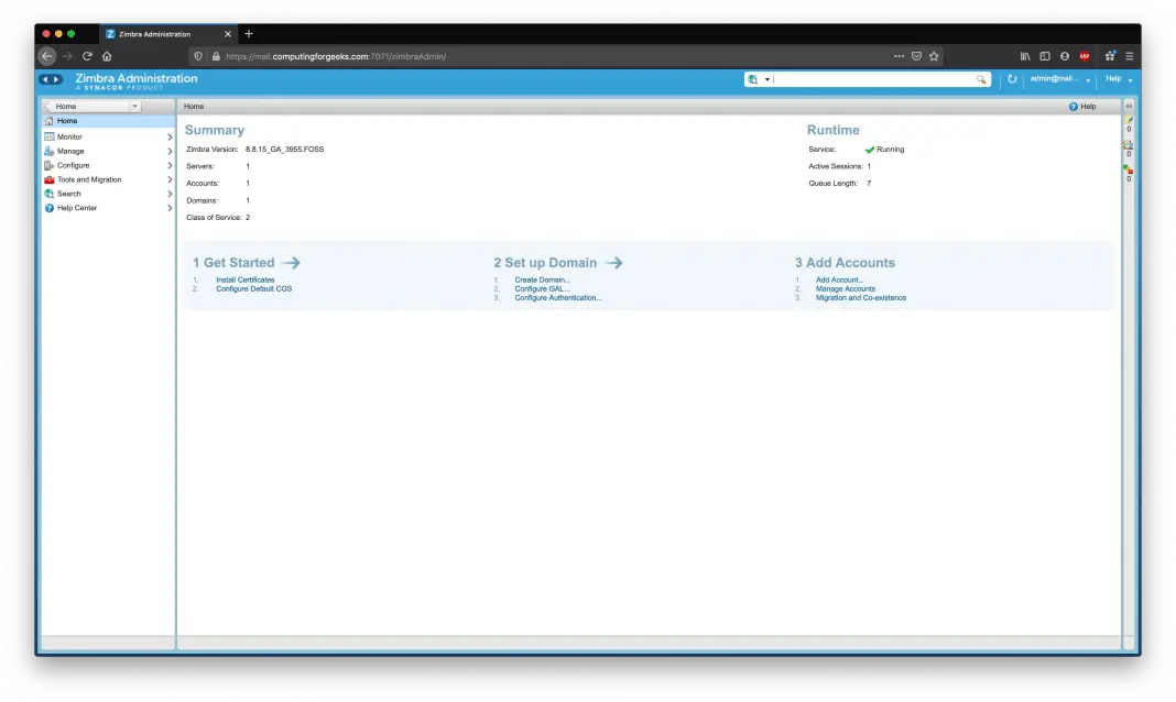 Install Zimbra 8.8 on CentOS 8|RHEL 8|Rocky Linux 8 | ComputingForGeeks