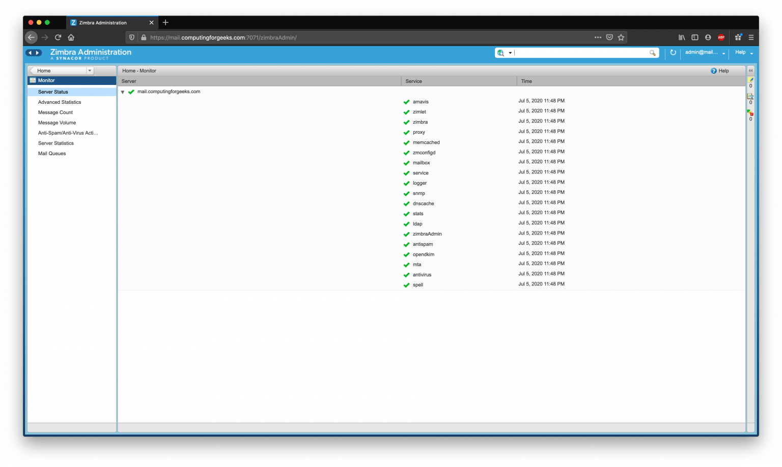 Install Zimbra 8.8 on CentOS 8|RHEL 8|Rocky Linux 8 | ComputingForGeeks