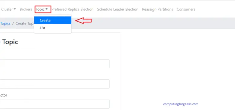 Install Apache Kafka with CMAK on CentOS 8/Rocky Linux 8 | ComputingForGeeks