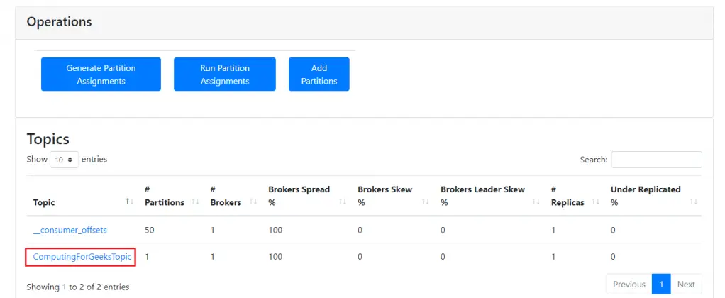 Install Apache Kafka with CMAK on CentOS 8/Rocky Linux 8 | ComputingForGeeks