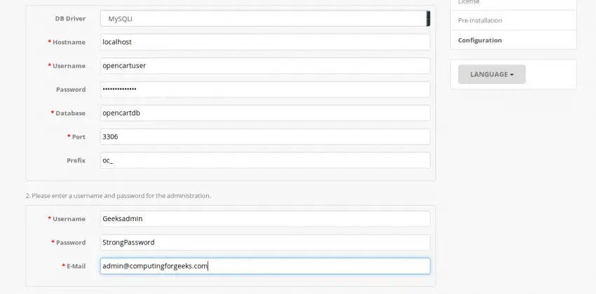 Install and Configure OpenCart e-commerce platform on Ubuntu 20.04 | ComputingForGeeks
