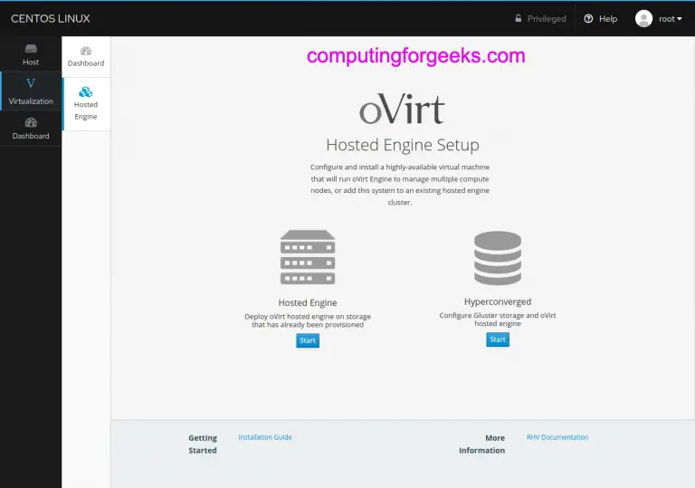 Install and Configure oVirt 4.4 on CentOS 8 | ComputingForGeeks