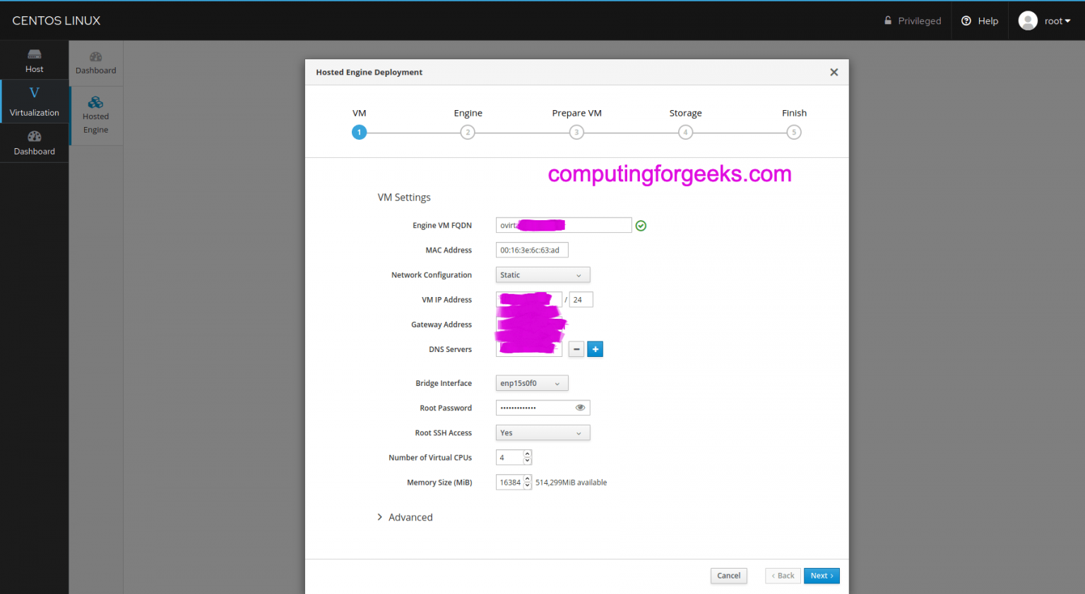 Install and Configure oVirt 4.4 on CentOS 8 [Guide]